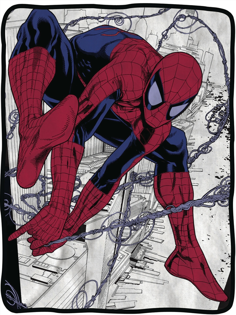 Buy Spiderman Web Throw Blanket | Sanity