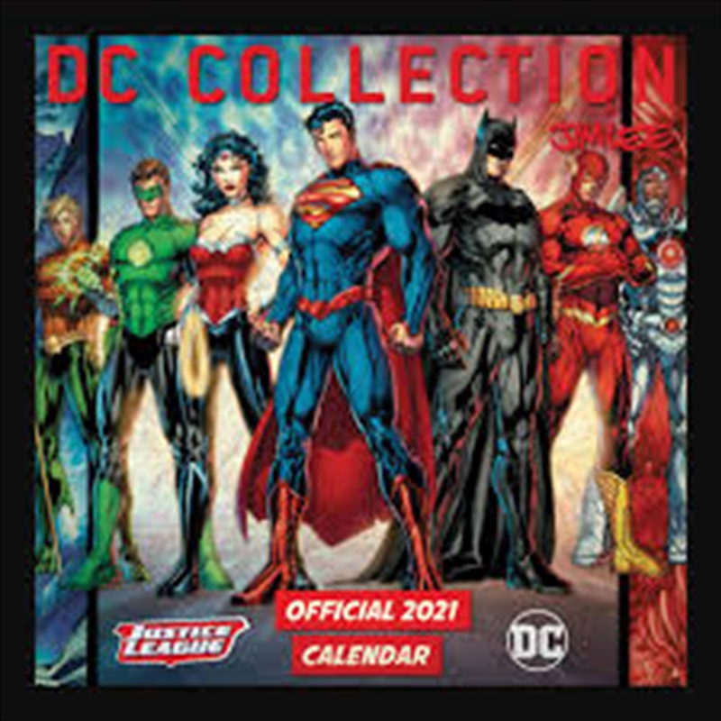DC Comics: Retro 2021 Square Calendar Merchandise | Sanity