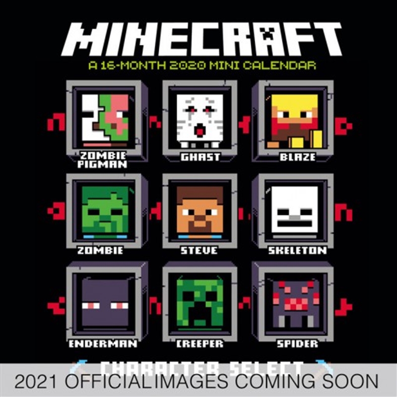 Minecraft 2021 Square Calendar Merchandise | Sanity