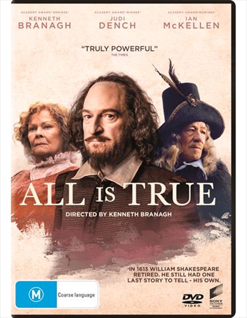 Buy All Is True on DVD | Sanity Online
