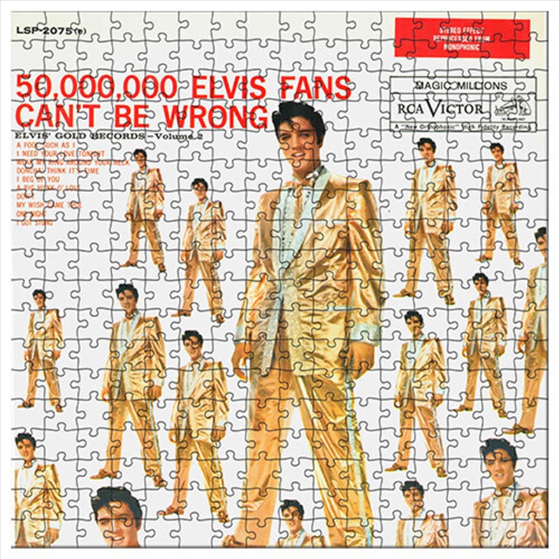 Elvis Gold Album 1000 Piece Puzzle, Puzzles | Sanity
