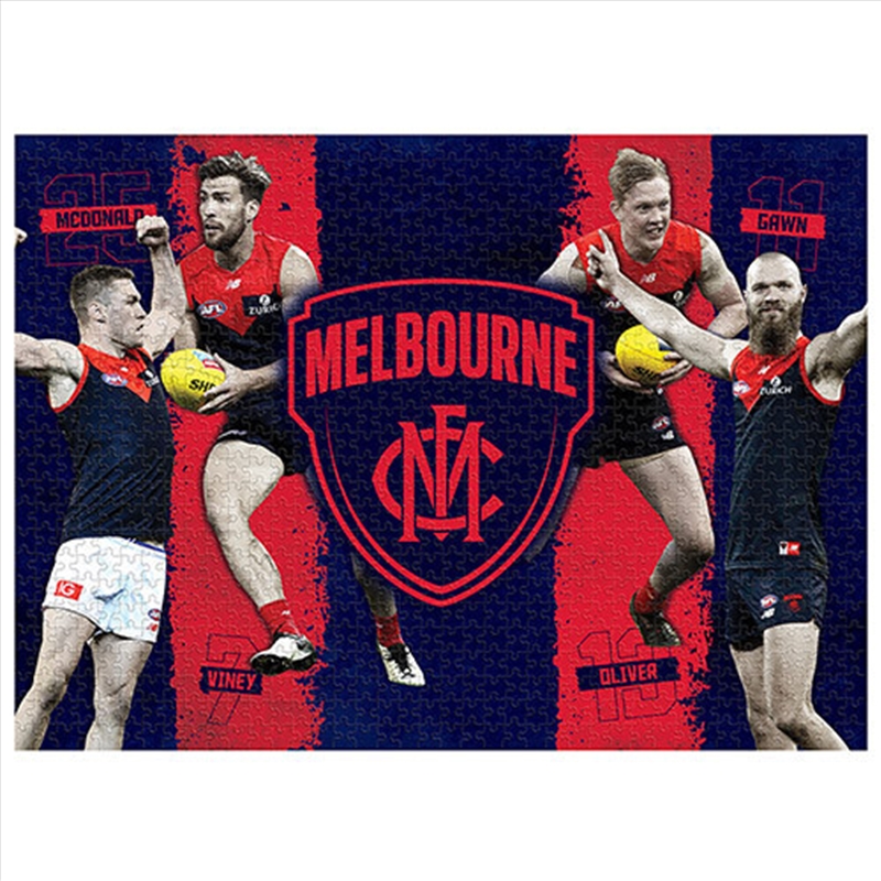 AFL: Melbourne Demons 4 Player 1000 Piece Puzzle, Puzzles | Sanity
