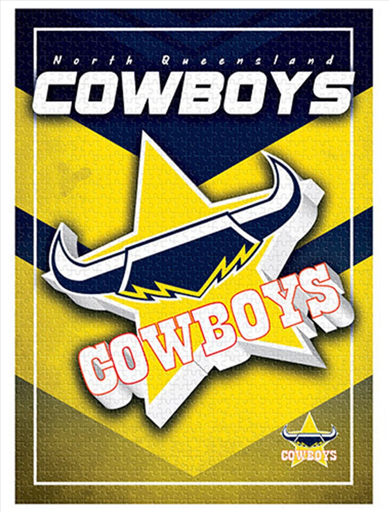NRL: Logo North Queensland Cowboys 1000 Piece Puzzle, Puzzles | Sanity