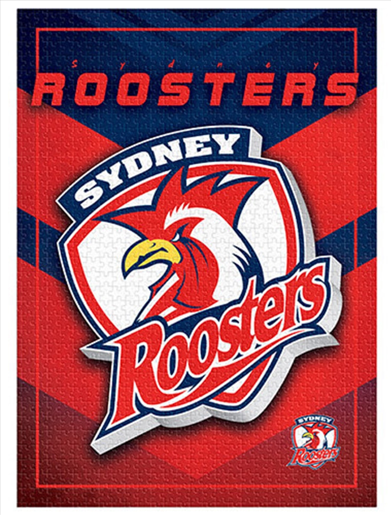 NRL: Team Logo Sydney Roosters 1000 Piece Puzzle, Puzzles | Sanity