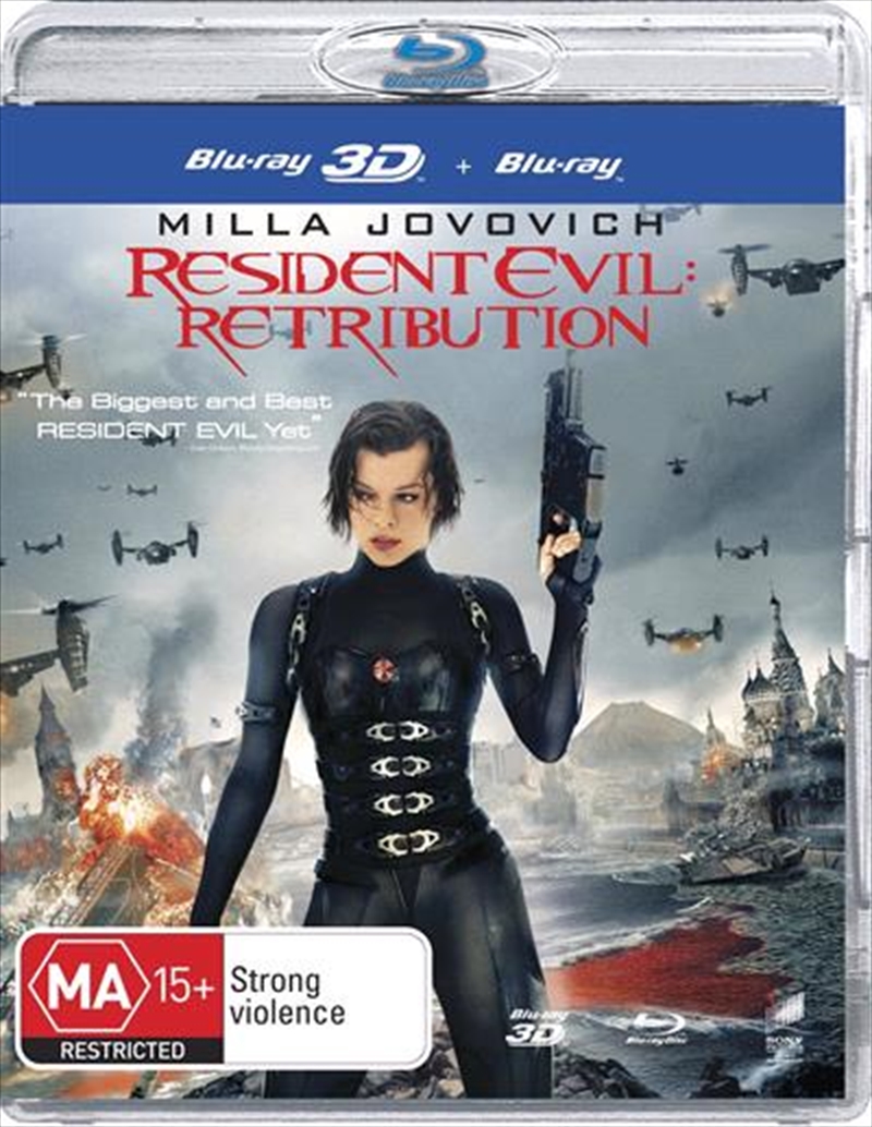 Buy Resident Evil - Retribution on 3D Bluray | Sanity