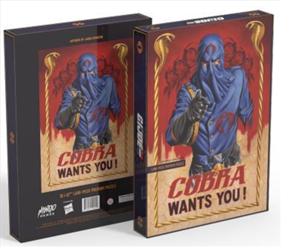 Gi Joe: Cobra Wants You 1000 Piece Puzzle, Puzzles | Sanity