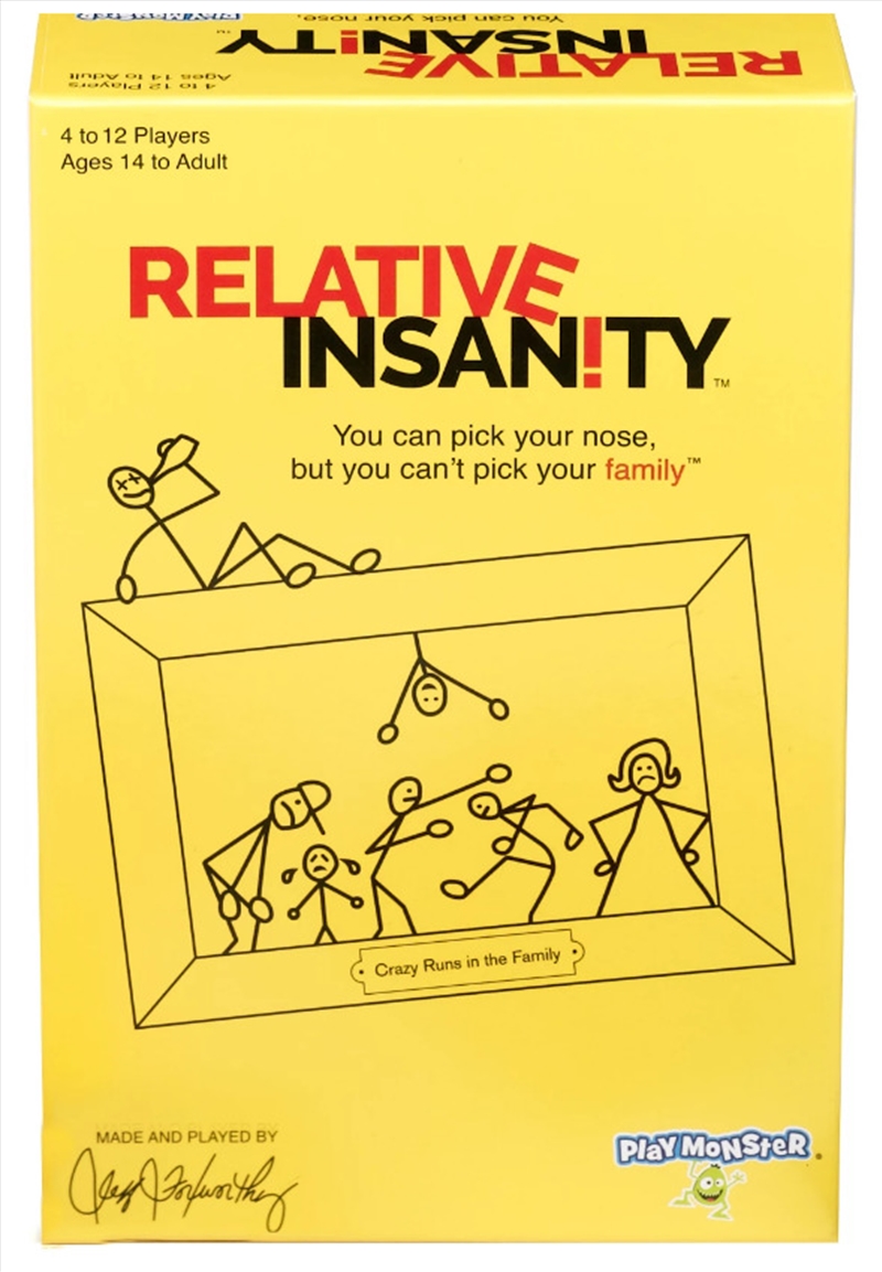 Buy Relative Insanity, Card Game | Sanity