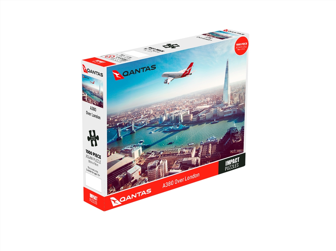 Qantas A380 Over London 1000 Piece Puzzle, Puzzles | Sanity