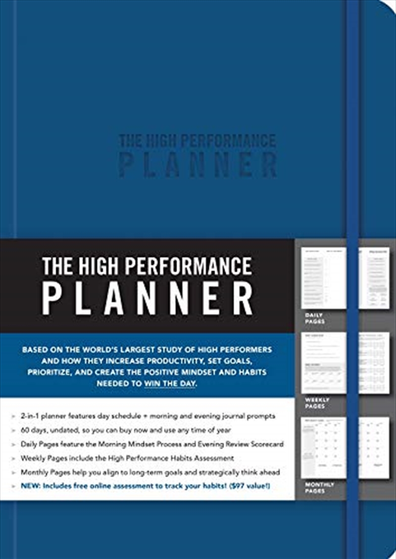 Buy High Performance Planner Blue Online | Sanity