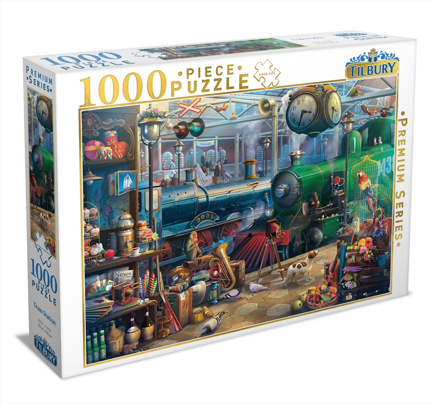 Train Station 1000 Piece Puzzle, Puzzle | Sanity