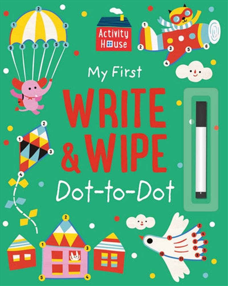 Buy Activity House: My First Dot-to-Dot Write & Wipe Online | Sanity