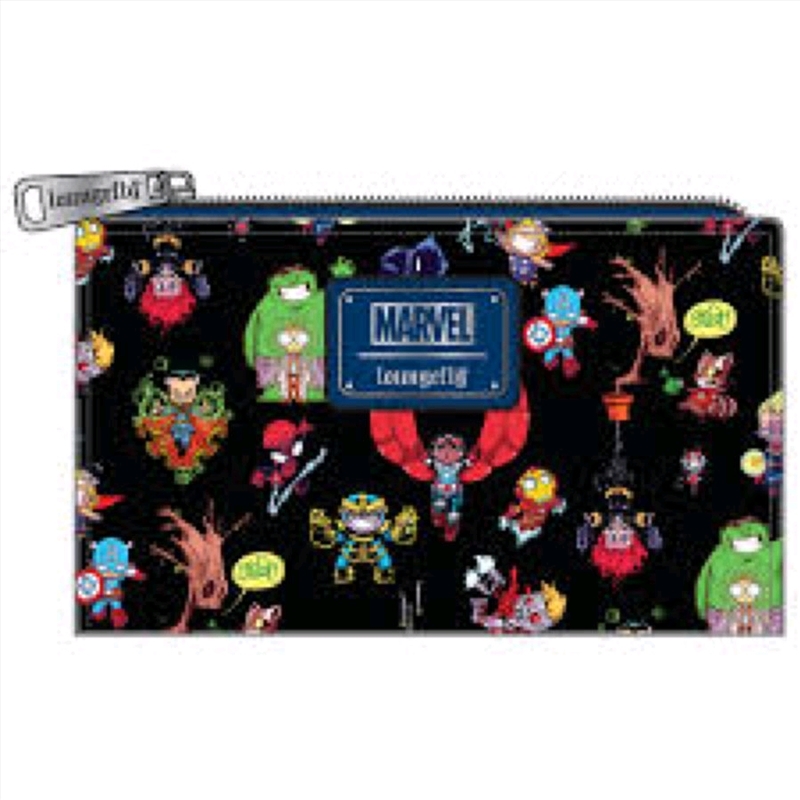 Buy Loungefly - Marvel - Chibi Group Purse Online | Sanity