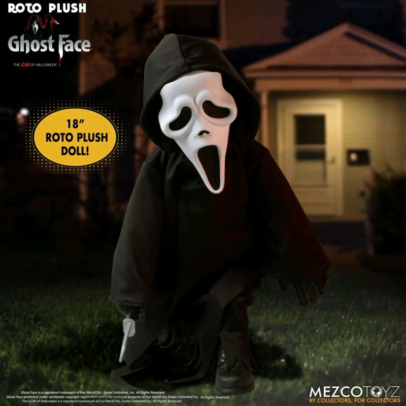 Buy Scream Ghostface 18" Roto Plush Toy | Sanity
