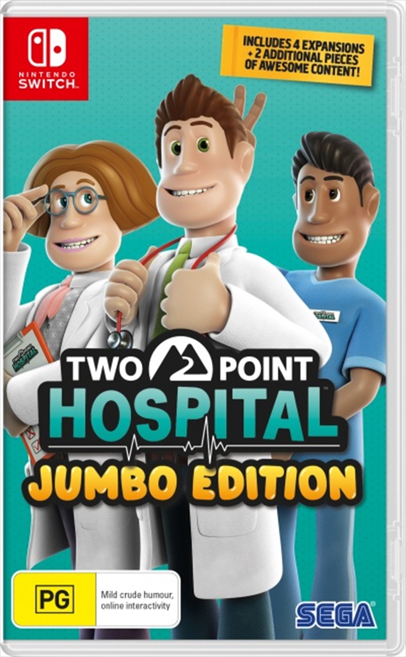 Buy Two Point Hospital Jumbo Edition, Nintendo Switch, Gaming | Sanity