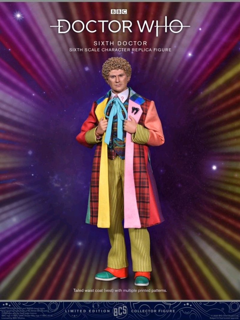 Dr Who - Sixth Doctor 1:6 Scale 12" Action Figure, Figurines & Statues ...