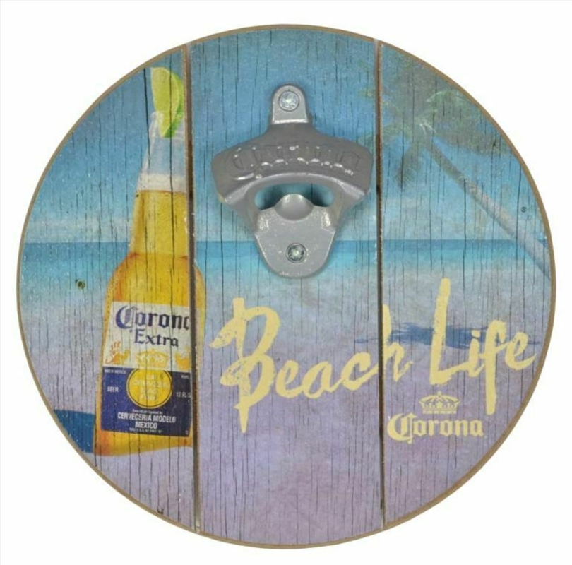 Buy Corona Beach Life Wooden Sign/ Bottle Opener 8" | Sanity