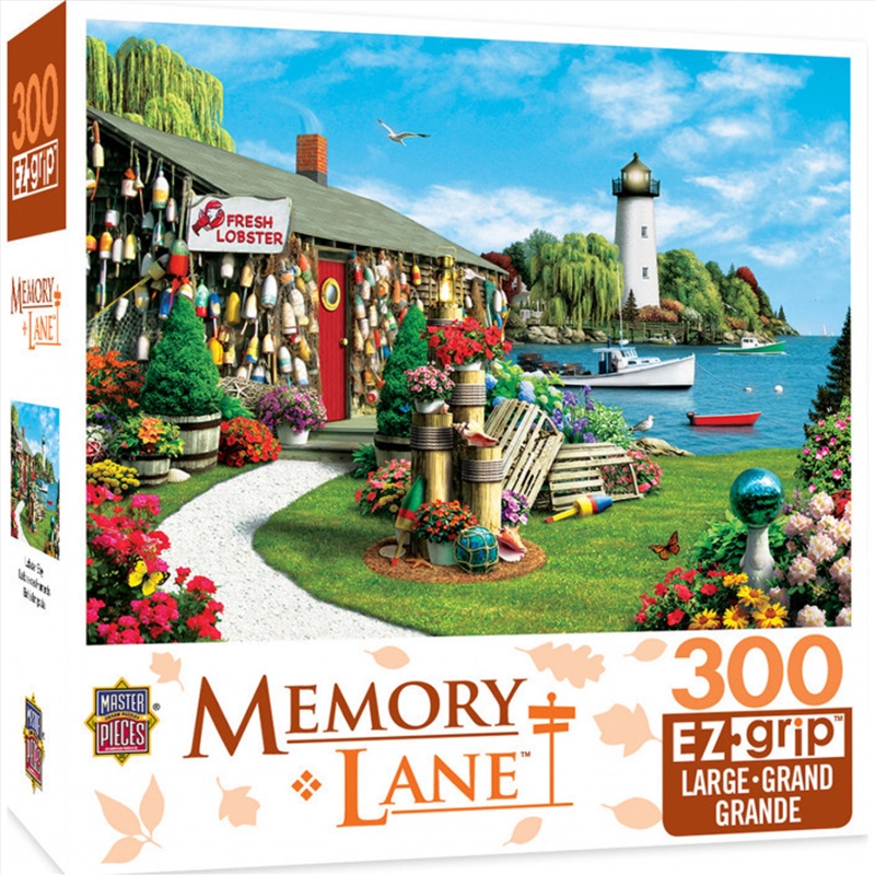 Masterpieces Puzzle Memory Lane Lobster Bay Ez Grip Puzzle 300 pieces, Puzzle | Sanity
