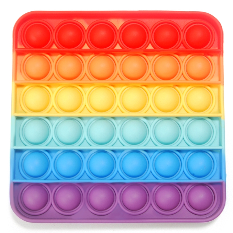 Buy Rainbow Square Push And Pop, Toy | Sanity