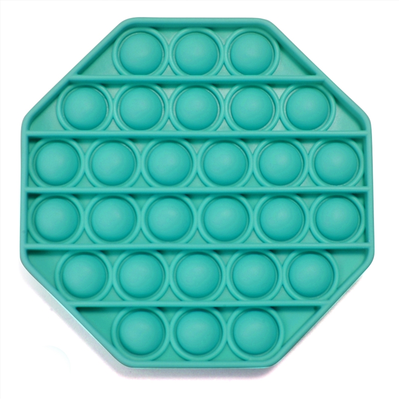 Buy Teal Octagon Push And Pop, Toy | Sanity