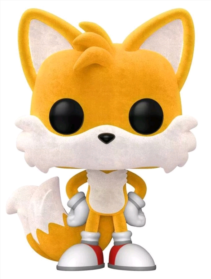 Buy Sonic The Hedgehog - Tails Flocked Pop! Vinyl, Pop Vinyl | Sanity