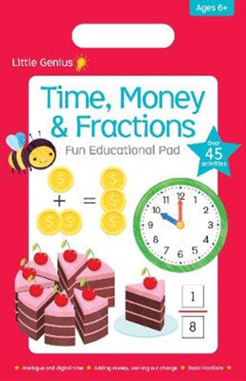 Buy Time, Money & Fractions Fun Educational Pad Online | Sanity