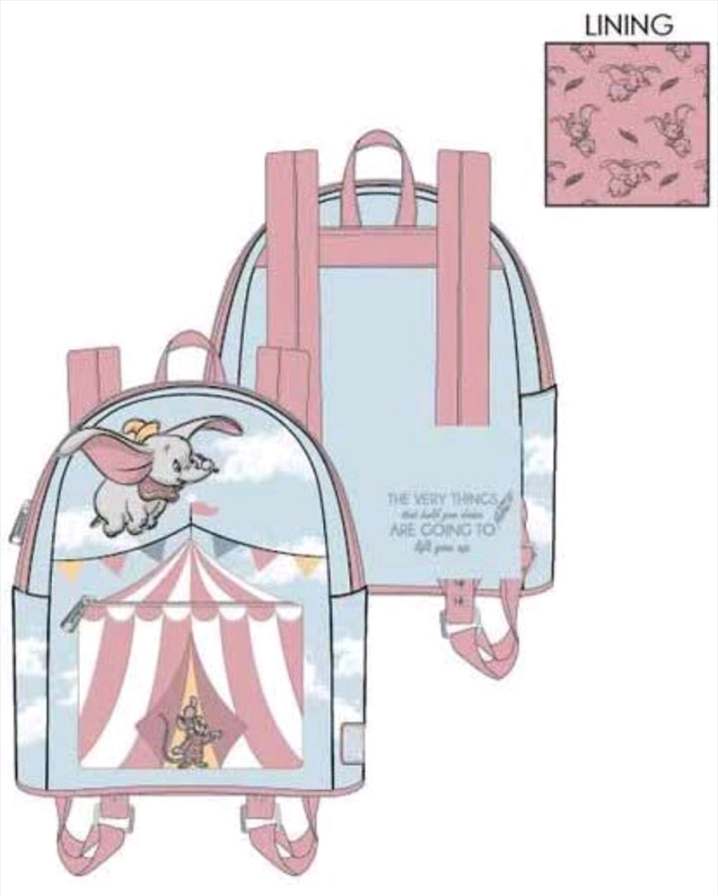 Buy Loungefly - Dumbo - Flying Circus Tent Mini Backpack Online | Sanity