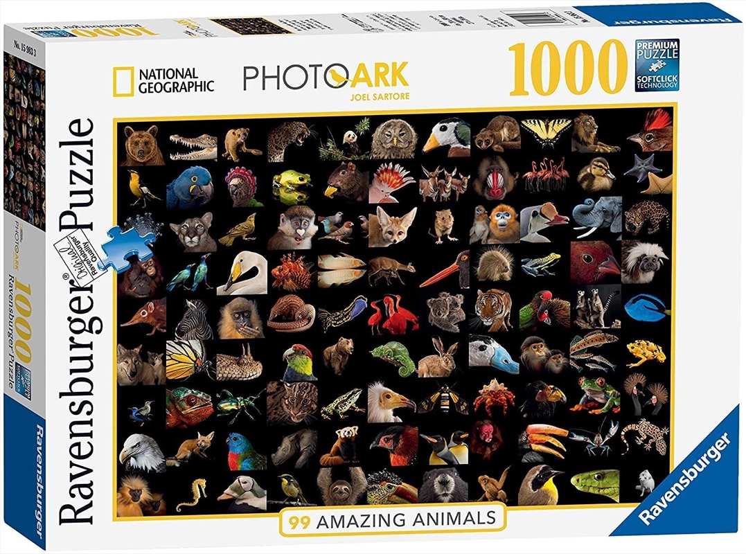 Ravensburger 99 Stunning Animals 1000 Piece Puzzle, Puzzle | Sanity