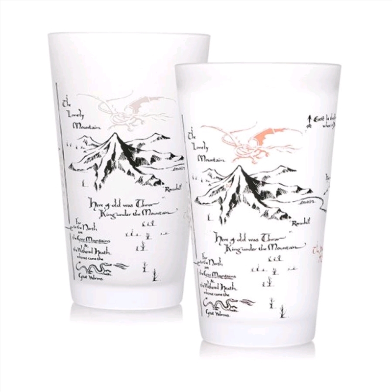 Buy The Hobbit - Map Cold Changing Glass | Sanity