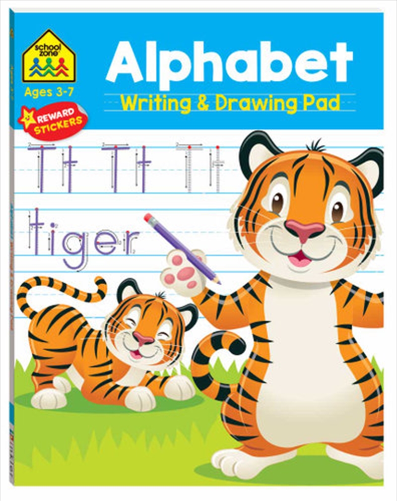 Buy School Zone Alphabet Writing and Drawing Pad Online | Sanity