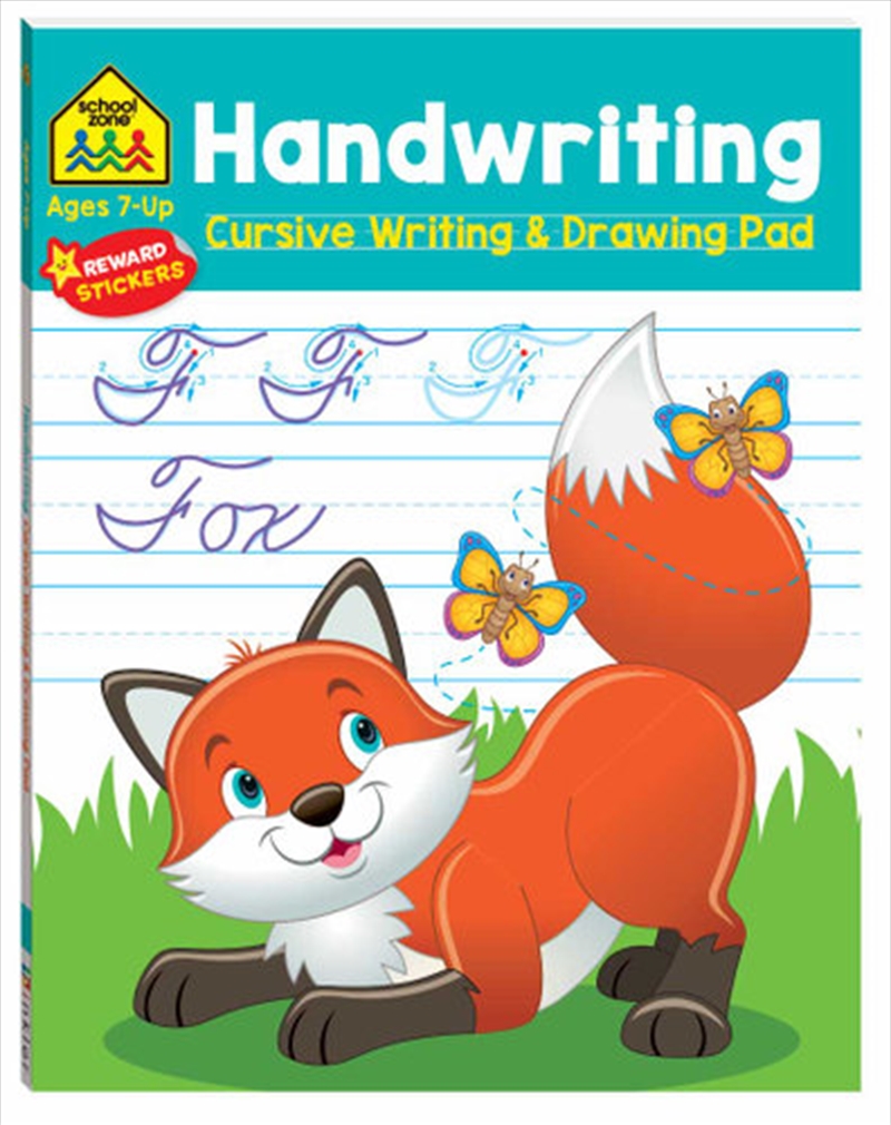 Buy School Zone: Handwriting Cursive Writing and Drawing Pad Online ...