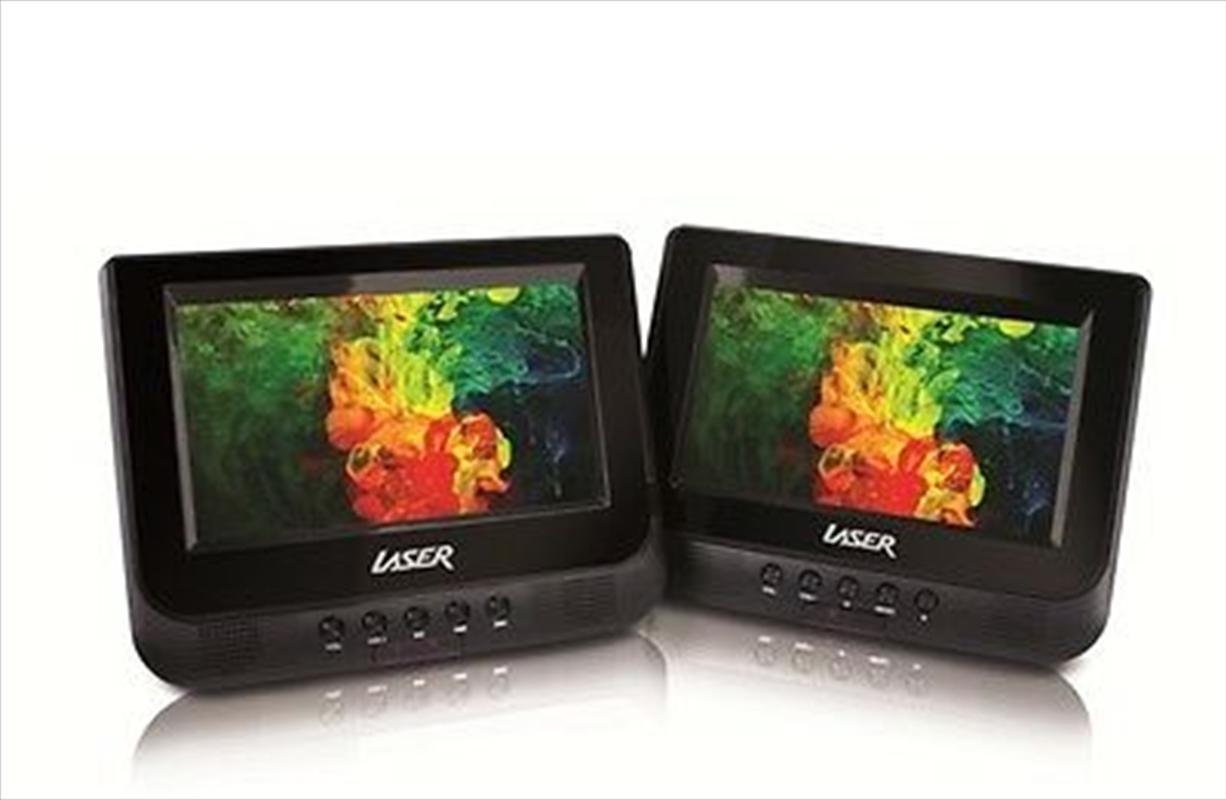 Buy Laser 7-inch Dual Screen In-Car Portable DVD Player, Media Players ...