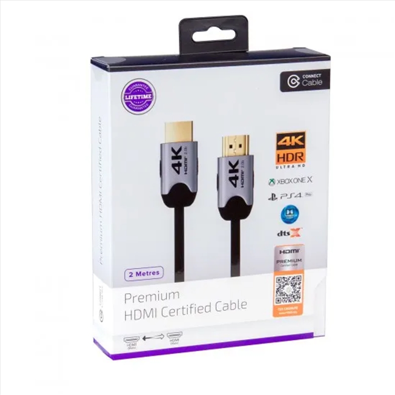 Premium Certified 4K HDMI Cable 2.0M - Buy Now