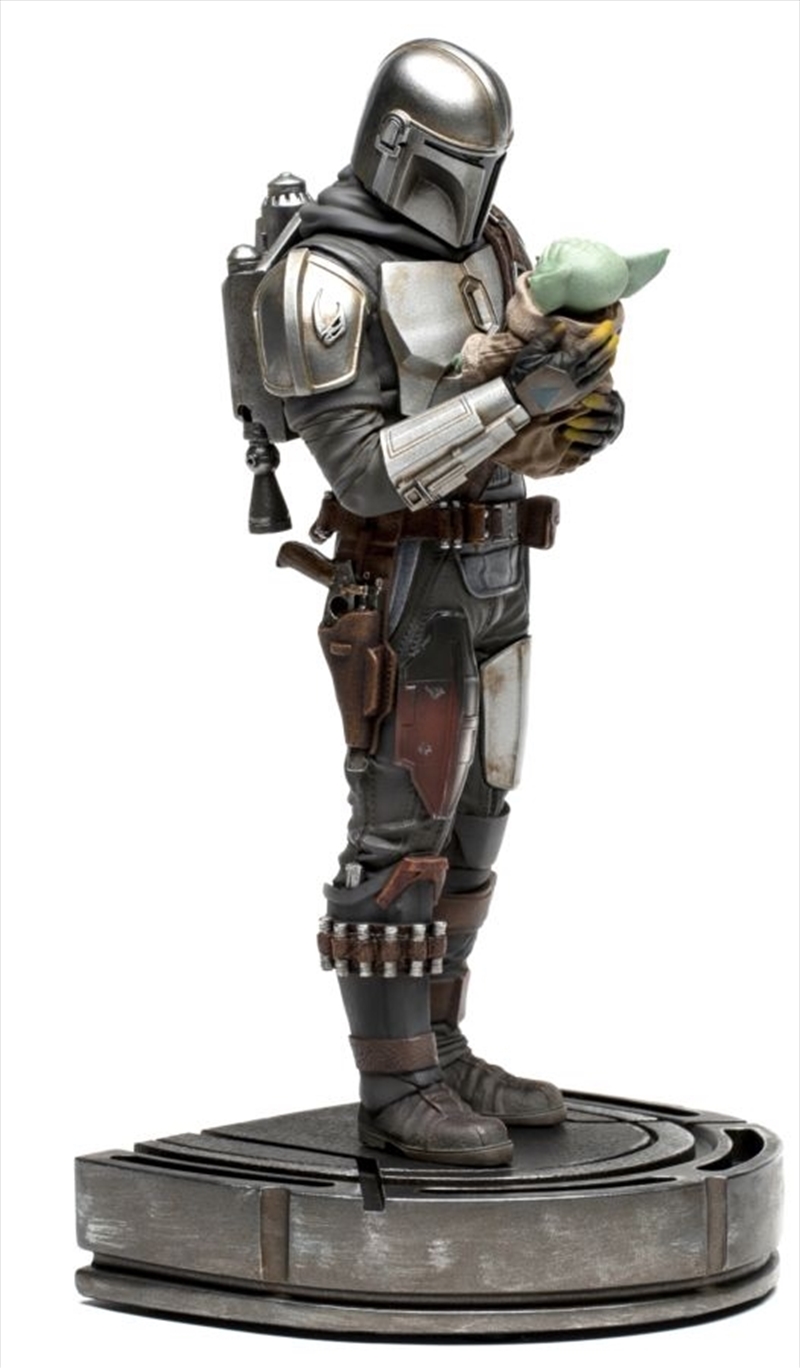 Buy Star Wars: The Mandalorian - Mandalorian and Grogu 1:10 Scale ...