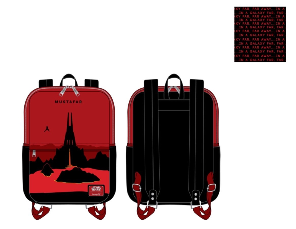Buy Star Wars Mustafar Mini Backpack | Sanity