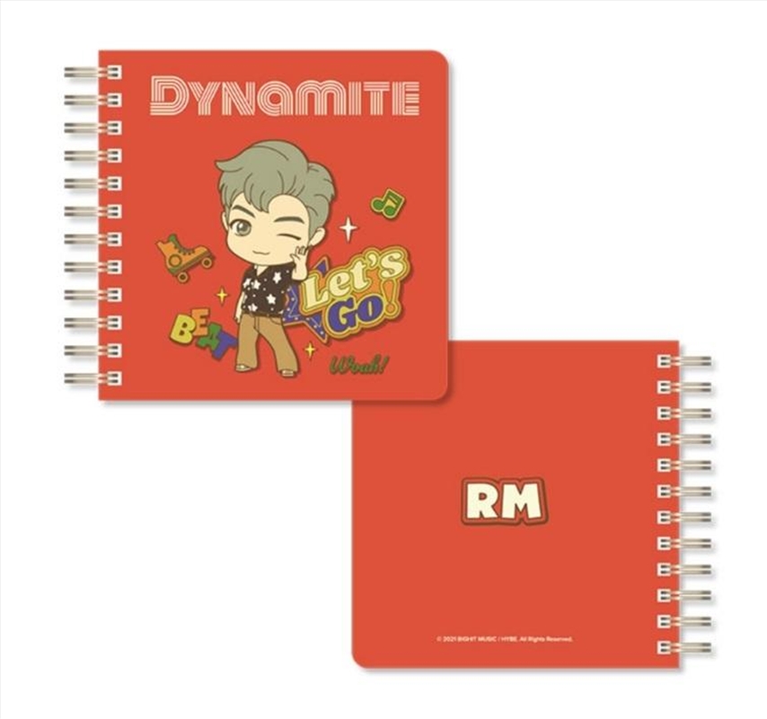 Buy BTS Tinytan - Dynamite Spiral Notebook - RM, Notebook | Sanity