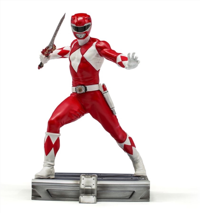 Buy Power Rangers Red Ranger Statue - 1:10 Scale | Sanity