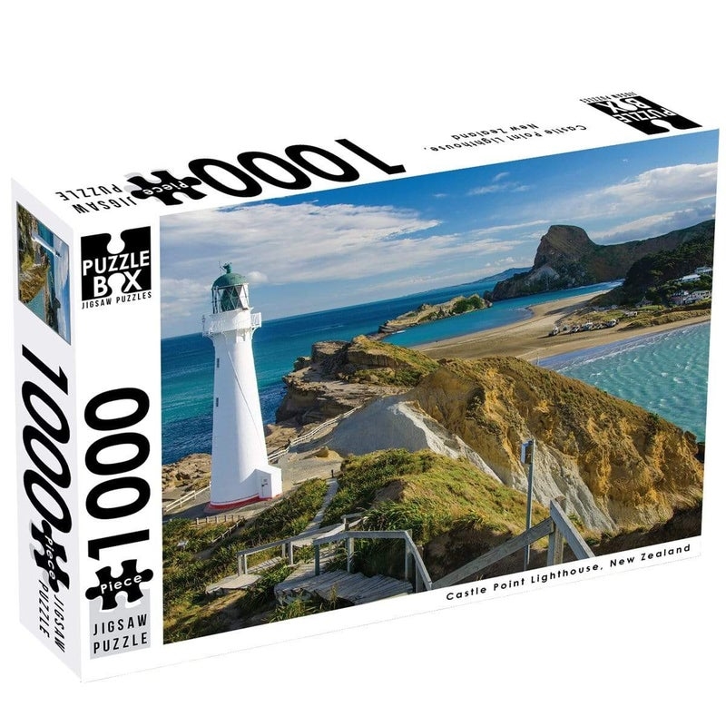 Buy New Zealand Castle Point Lighthouse 1000 Piece Puzzle, Puzzles | Sanity