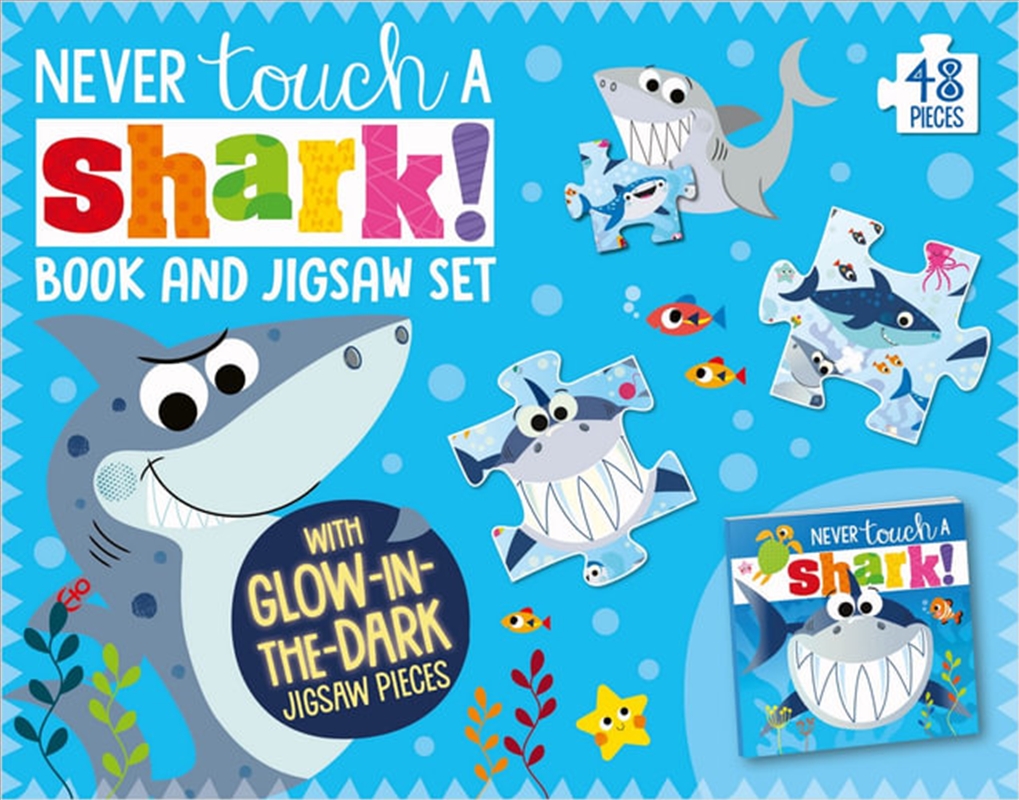 Buy Never Touch a Shark Book and Jigsaw Set Never Touch, Puzzles | Sanity