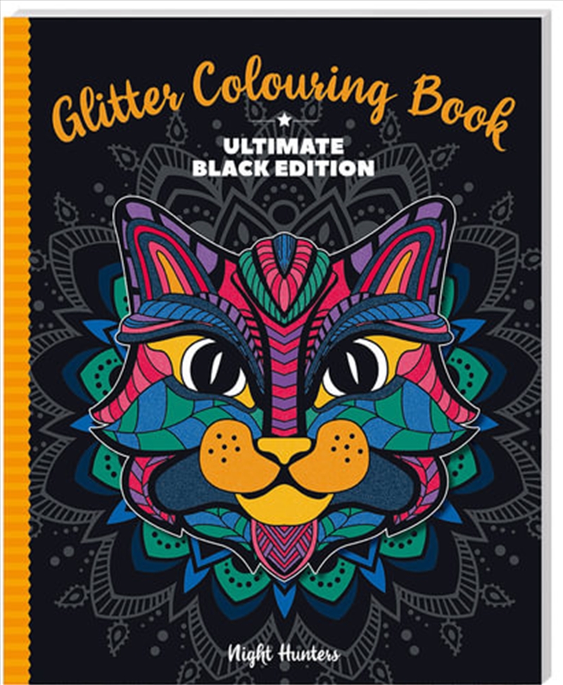 Buy Night Hunters Glitter Colouring Book Online | Sanity