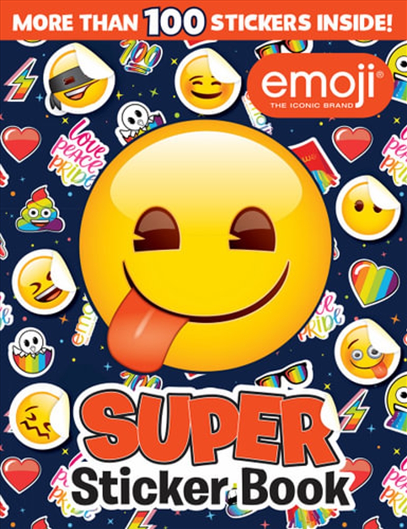 Buy Emoji: Super Sticker Book Online | Sanity