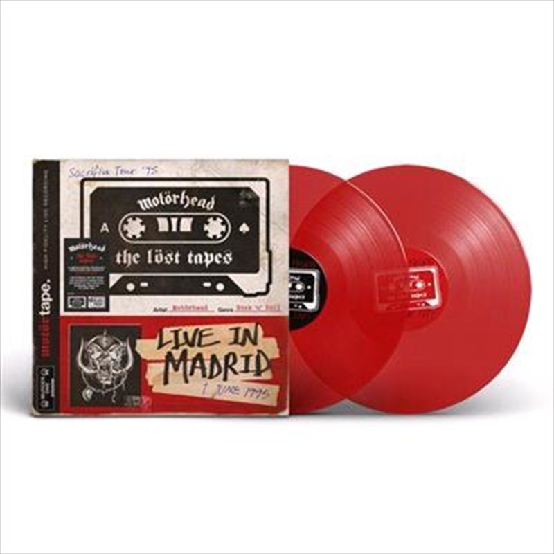 Buy Motorhead Lost Tapes Vol 1 - Red Vinyl | Sanity Online