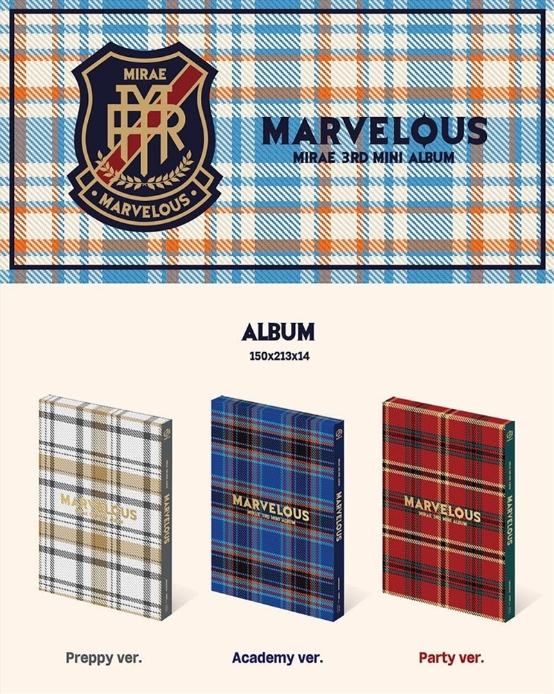 Buy Mirae Marvelous - 3rd Mini Album - Random Version CD | Sanity