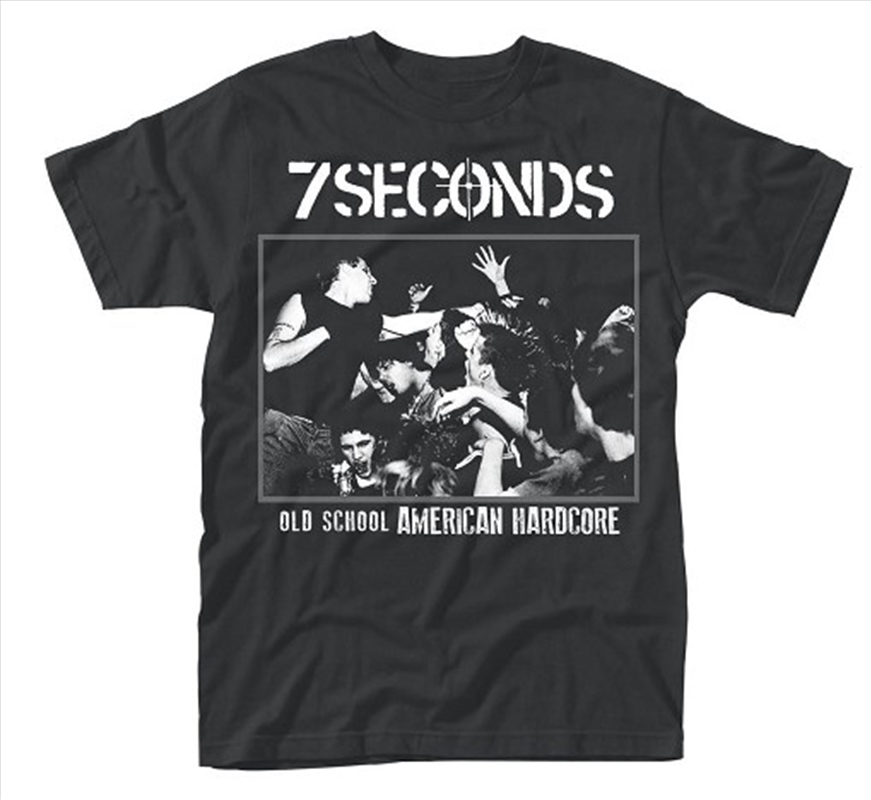 Buy 7 Seconds Tshirt - Old School America Unisex: Small, Tshirts | Sanity