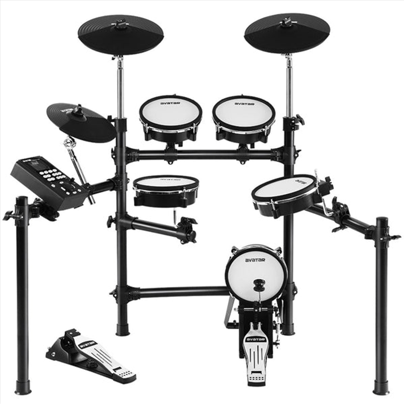 Buy 8 Piece Electronic Drum Kit Set Mesh Online | Sanity