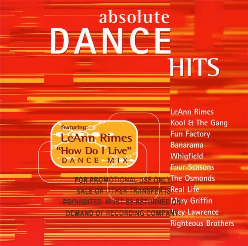 Buy Absolute Dance Hits Online | Sanity