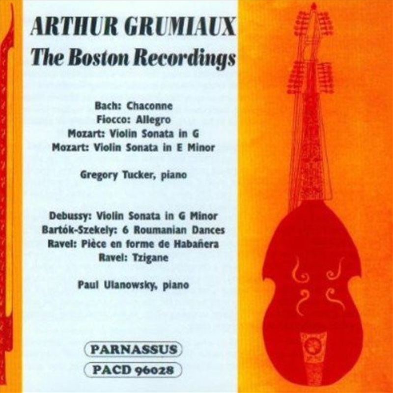 Buy Arthur Grumiaux Boston Recordings Online | Sanity