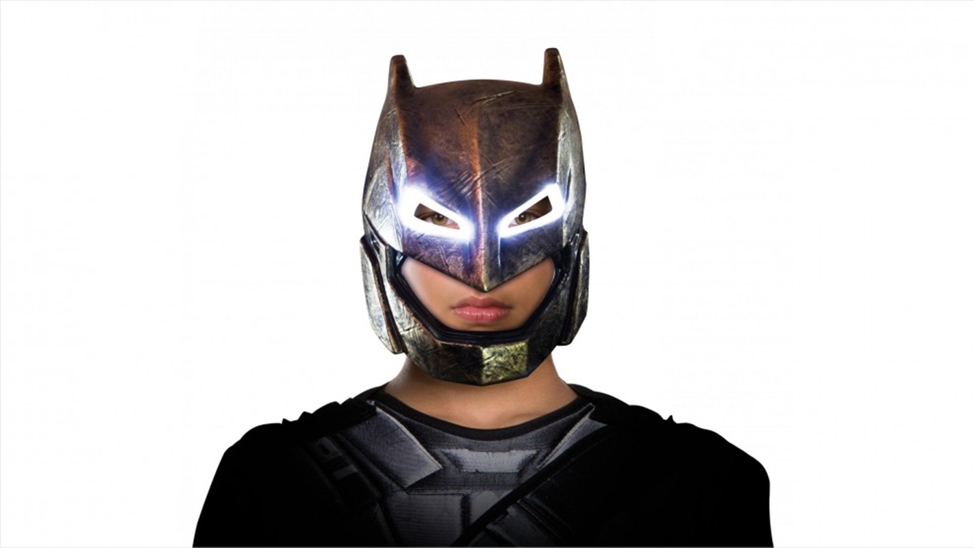 Buy Batman Light Up Armoured Mask Adult Costume | Sanity