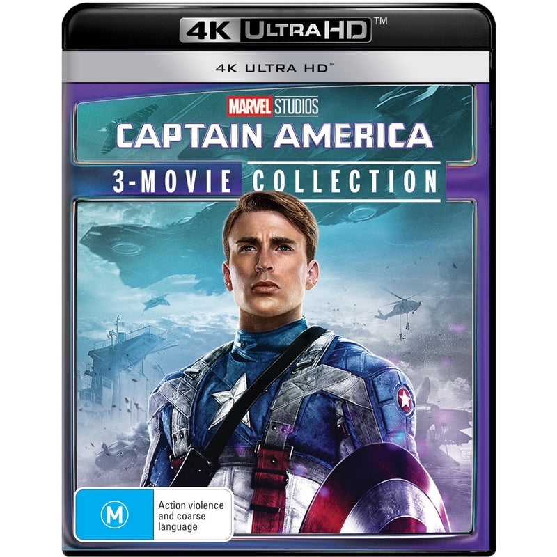 Buy Captain America - 3 Film Collection on UHD | Sanity