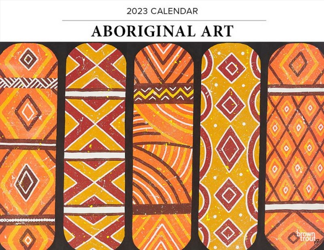 Buy Aboriginal Art 2023 12 x 19 Inch Monthly Horizontal Wall Calendar ...