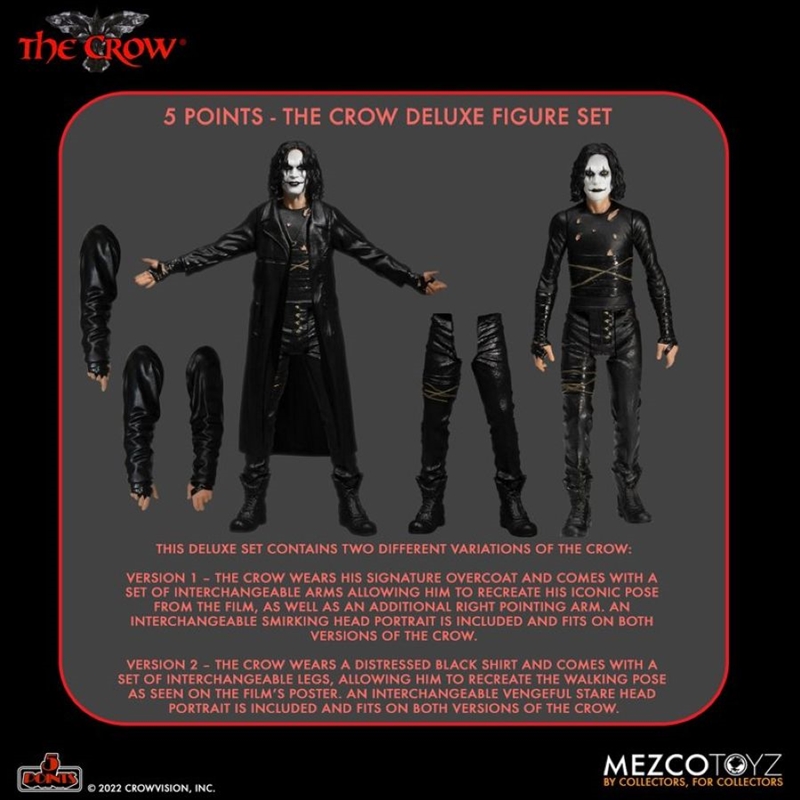 Buy The Crow - Crow 5 Points Deluxe Action Figure Set Online